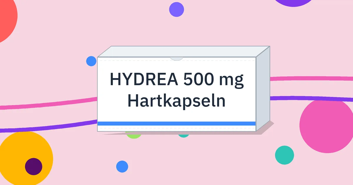 Symbolbild: Packung mit der Aufschrift HYDREA 500 mg Hartkapseln (PZN 16528157) – Verfügbarkeit und Bezug in Apotheken in Frankfurt am Main