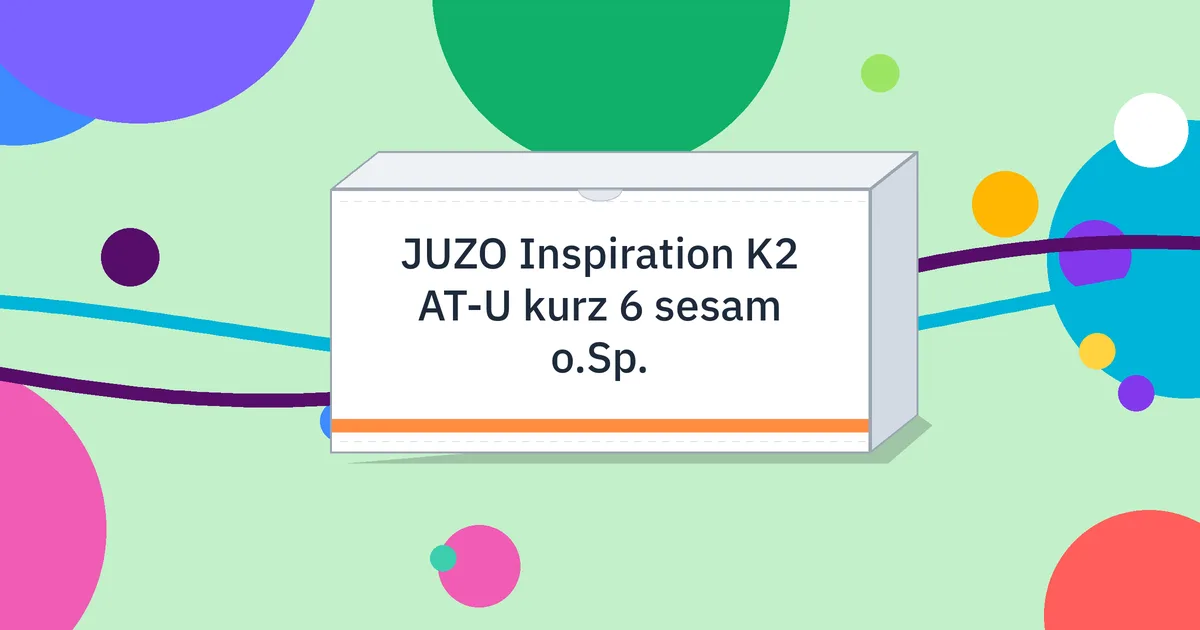 Symbolbild: Packung mit der Aufschrift JUZO Inspiration K2 AT-U kurz 6 sesam o.Sp. (PZN 14929627) – Verfügbarkeit und Bezug in Apotheken in Frankfurt am Main