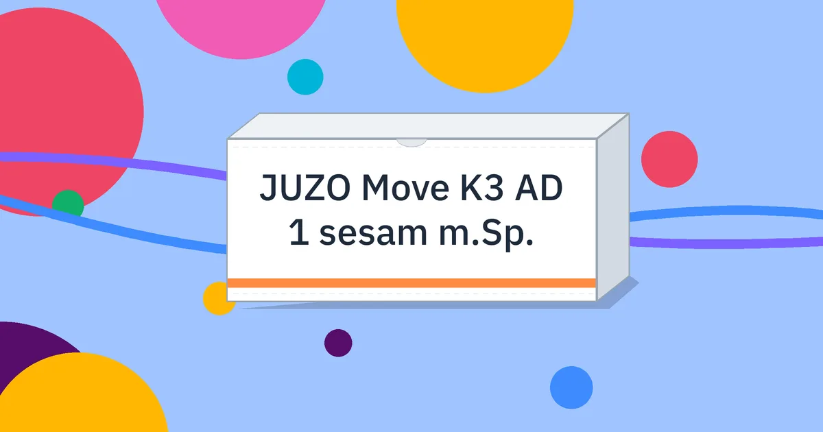 Symbolbild: Packung mit der Aufschrift JUZO Move K3 AD 1 sesam m.Sp. (PZN 18566647) – Verfügbarkeit und Bezug in Apotheken in Frankfurt am Main
