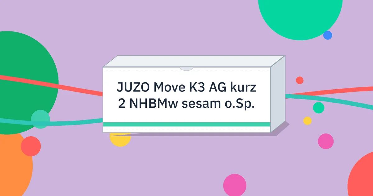Symbolbild: Packung mit der Aufschrift JUZO Move K3 AG kurz 2 NHBMw sesam o.Sp. (PZN 18580972) – Verfügbarkeit und Bezug in Apotheken in Frankfurt am Main