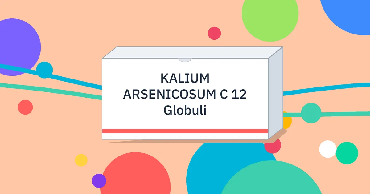 Symbolbild: Packung mit der Aufschrift KALIUM ARSENICOSUM C 12 Globuli (PZN 16691779) – Verfügbarkeit und Bezug in Apotheken in Frankfurt am Main