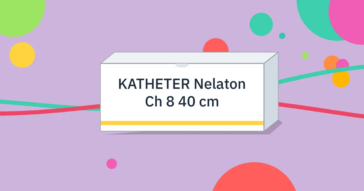 Symbolbild: Packung mit der Aufschrift KATHETER Nelaton Ch 8 40 cm (PZN 07489731) – Verfügbarkeit und Bezug in Apotheken in Frankfurt am Main