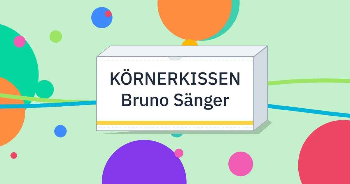 Symbolbild: Packung mit der Aufschrift KÖRNERKISSEN Bruno Sänger (PZN 11310436) – Verfügbarkeit und Bezug in Apotheken in Frankfurt am Main