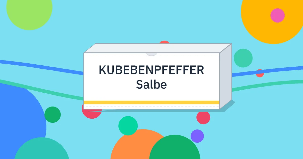 Symbolbild: Packung mit der Aufschrift KUBEBENPFEFFER Salbe (PZN 17555446) – Verfügbarkeit und Bezug in Apotheken in Frankfurt am Main