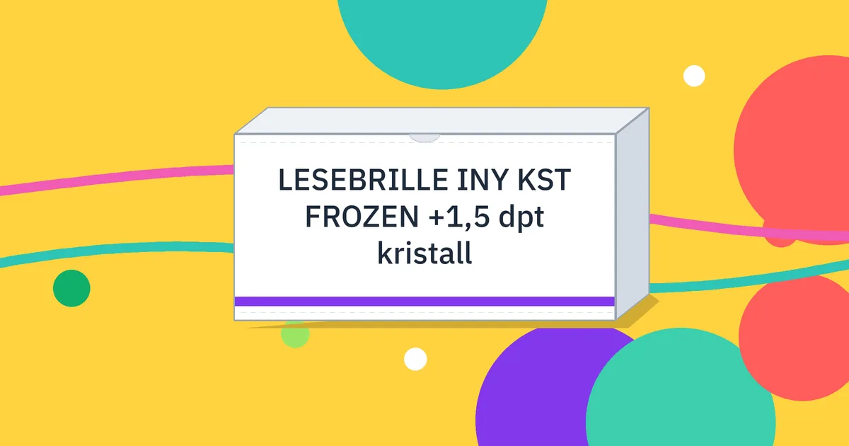 Symbolbild: Packung mit der Aufschrift LESEBRILLE INY KST FROZEN +1,5 dpt kristall (PZN 19941395) – Verfügbarkeit und Bezug in Apotheken in Frankfurt am Main