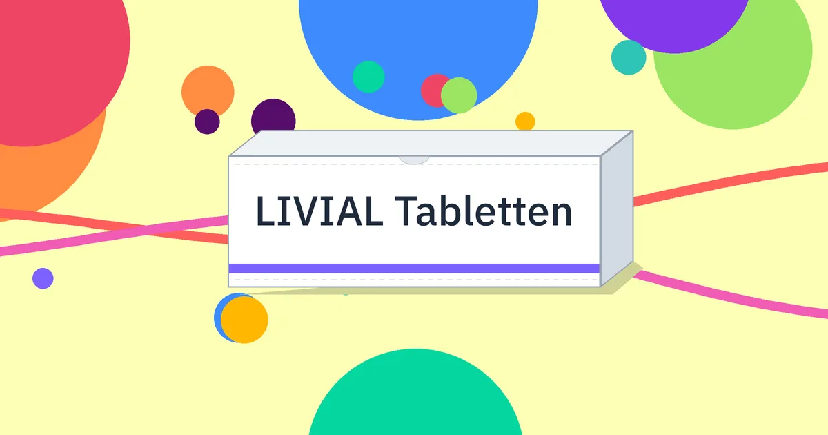 Symbolbild: Packung mit der Aufschrift LIVIAL Tabletten (PZN 01012040) – Verfügbarkeit und Bezug in Apotheken in Frankfurt am Main