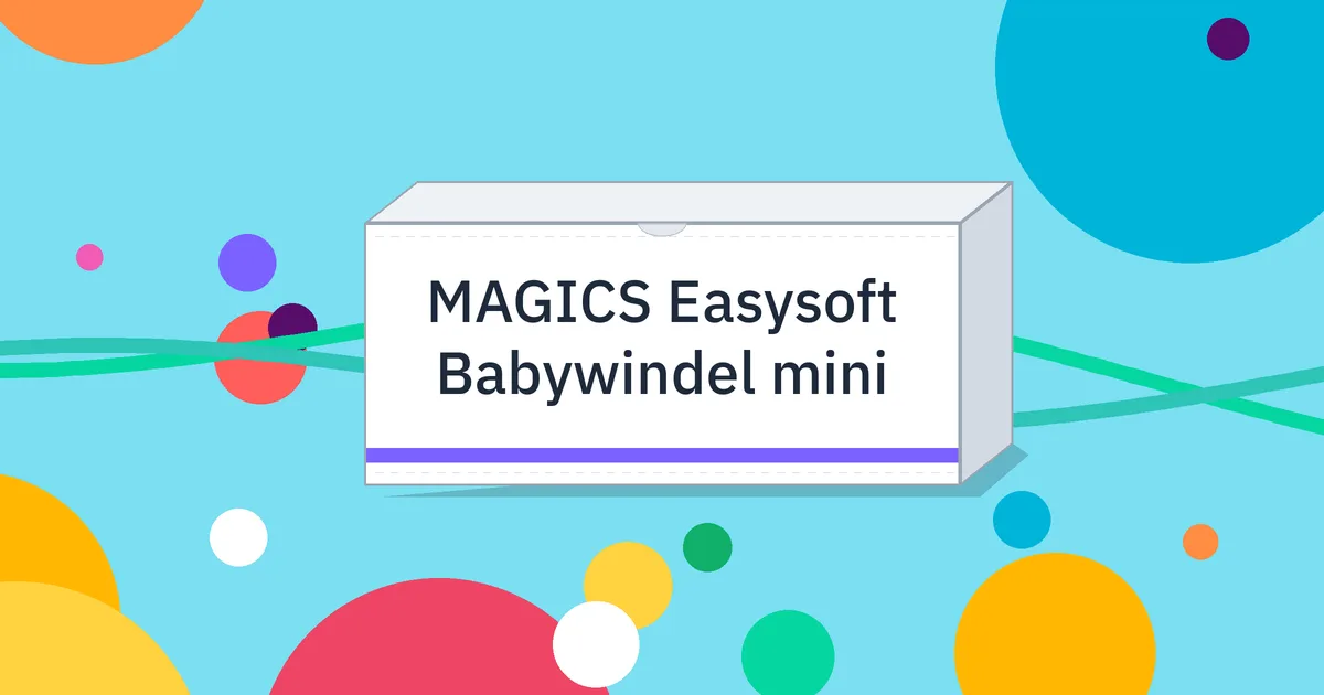 Symbolbild: Packung mit der Aufschrift MAGICS Easysoft Babywindel mini (PZN 12519115) – Verfügbarkeit und Bezug in Apotheken in Frankfurt am Main