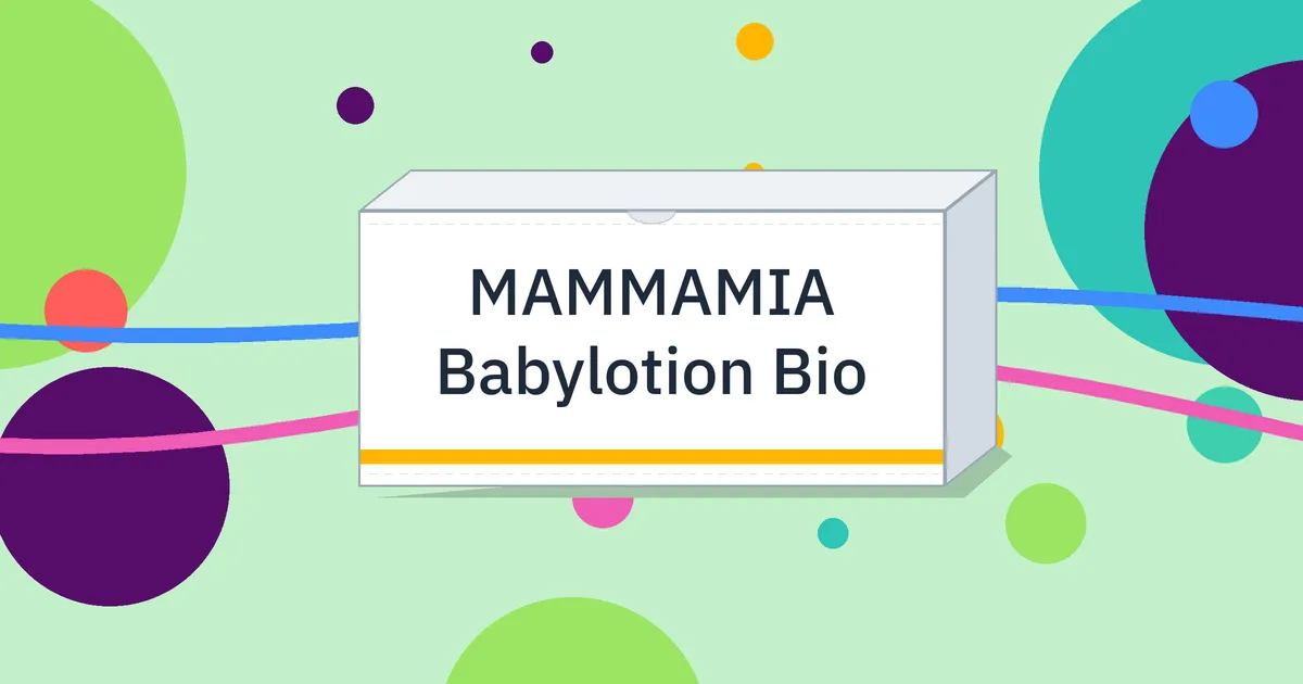 Symbolbild: Packung mit der Aufschrift MAMMAMIA Babylotion Bio (PZN 20687128) – Verfügbarkeit und Bezug in Apotheken in Frankfurt am Main