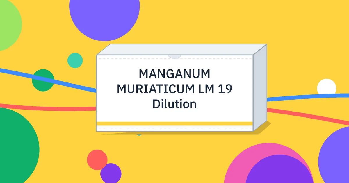 Symbolbild: Packung mit der Aufschrift MANGANUM MURIATICUM LM 19 Dilution (PZN 12943770) – Verfügbarkeit und Bezug in Apotheken in Frankfurt am Main