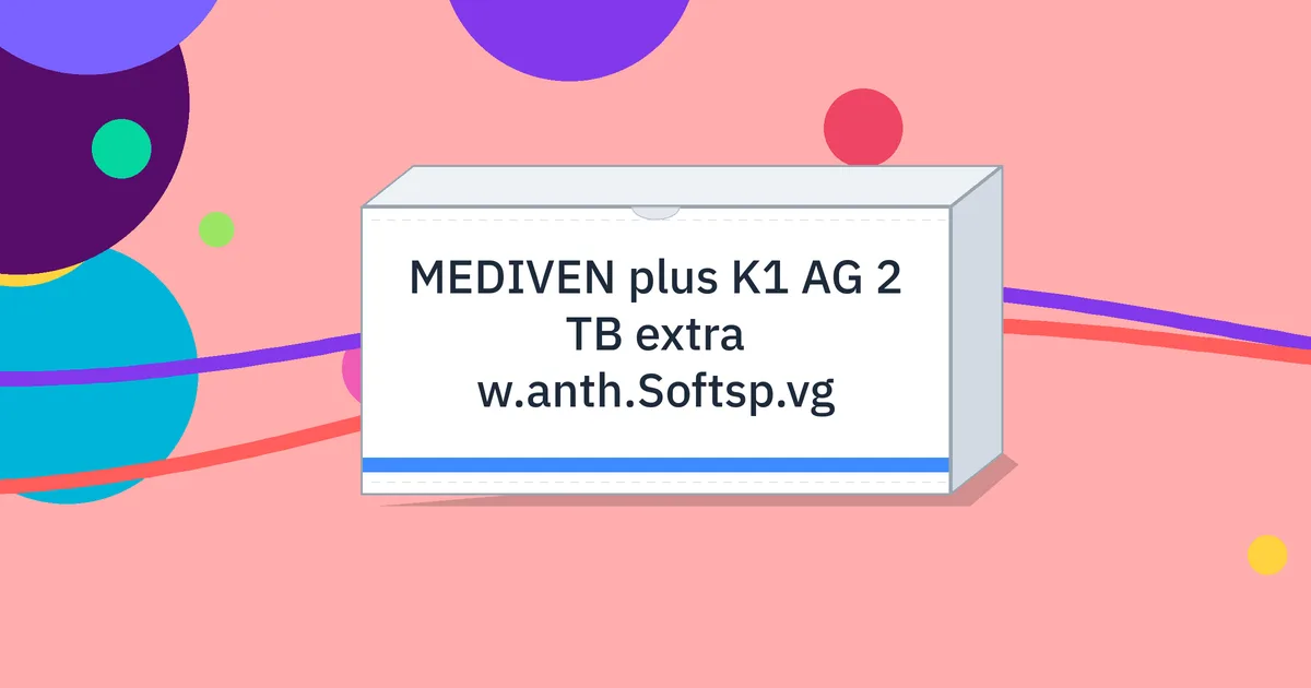 Symbolbild: Packung mit der Aufschrift MEDIVEN plus K1 AG 2 TB extra w.anth.Softsp.vg (PZN 15066298) – Verfügbarkeit und Bezug in Apotheken in Frankfurt am Main