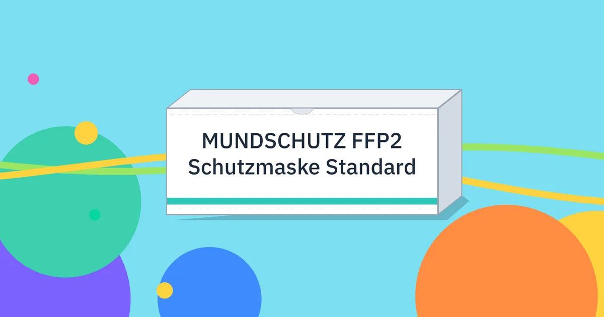 Symbolbild: Packung mit der Aufschrift MUNDSCHUTZ FFP2 Schutzmaske Standard (PZN 16848790) – Verfügbarkeit und Bezug in Apotheken in Frankfurt am Main
