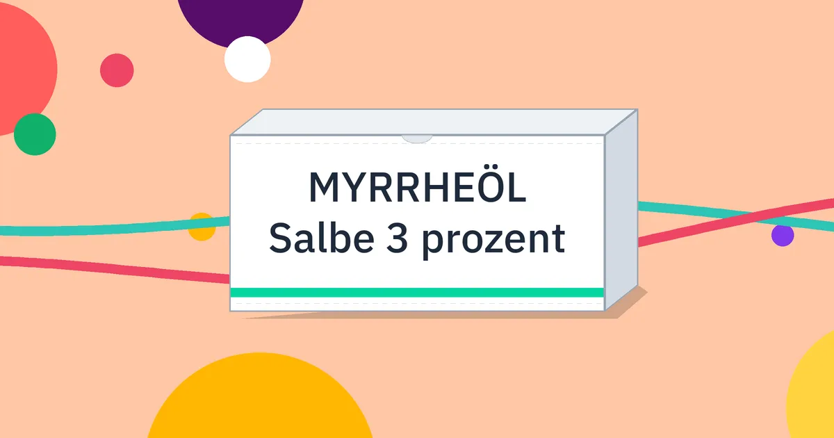 Symbolbild: Packung mit der Aufschrift MYRRHEÖL Salbe 3 prozent (PZN 18901117) – Verfügbarkeit und Bezug in Apotheken in Frankfurt am Main