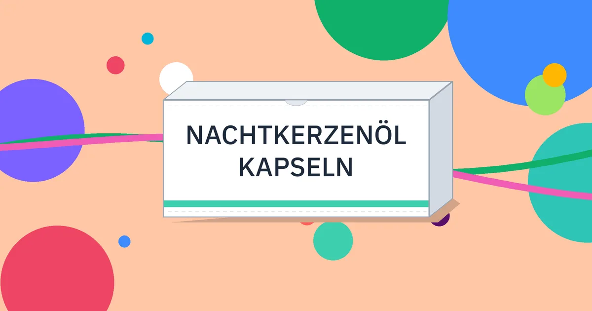 Symbolbild: Packung mit der Aufschrift NACHTKERZENÖL KAPSELN (PZN 10134523) – Verfügbarkeit und Bezug in Apotheken in Frankfurt am Main