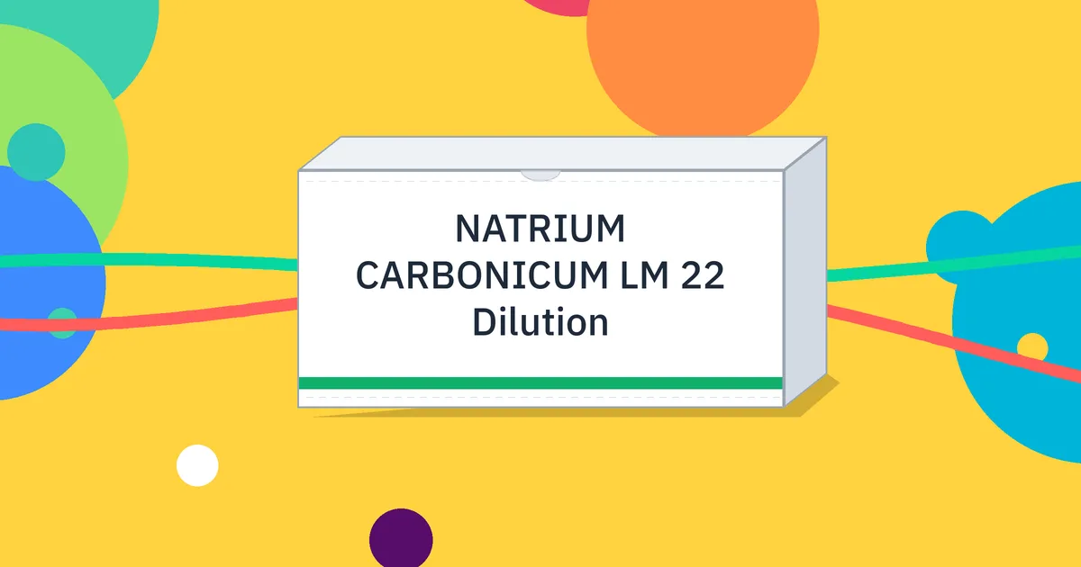 Symbolbild: Packung mit der Aufschrift NATRIUM CARBONICUM LM 22 Dilution (PZN 12961779) – Verfügbarkeit und Bezug in Apotheken in Frankfurt am Main