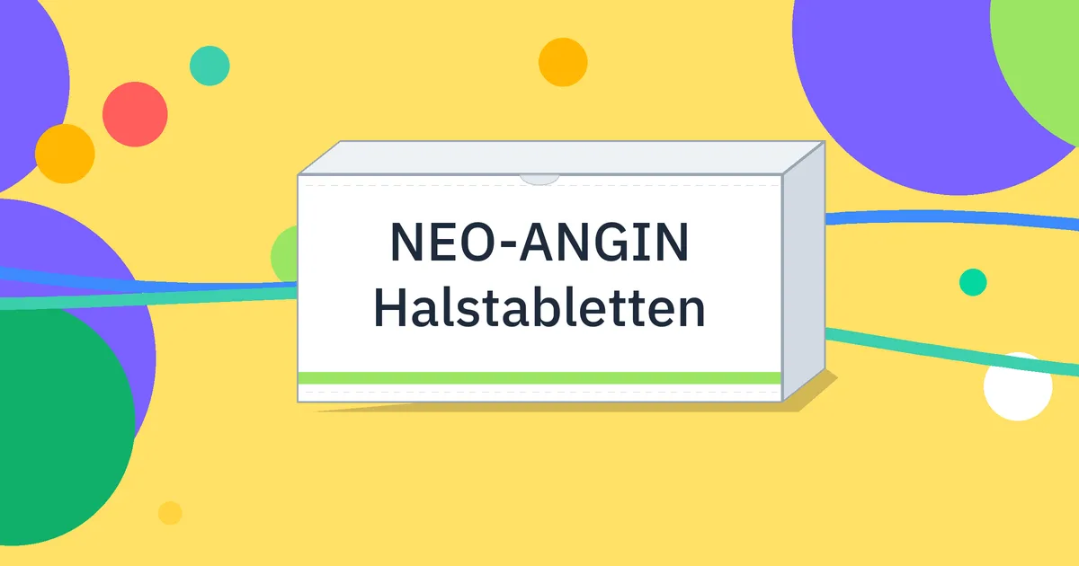 Symbolbild: Packung mit der Aufschrift NEO-ANGIN Halstabletten (PZN 00826562) – Verfügbarkeit und Bezug in Apotheken in Frankfurt am Main
