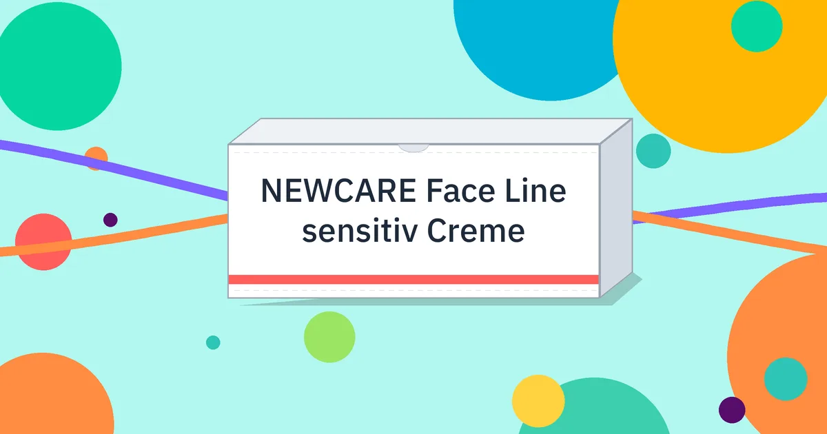 Symbolbild: Packung mit der Aufschrift NEWCARE Face Line sensitiv Creme (PZN 16606696) – Verfügbarkeit und Bezug in Apotheken in Frankfurt am Main