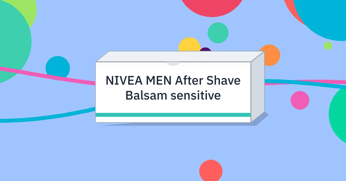 Symbolbild: Packung mit der Aufschrift NIVEA MEN After Shave Balsam sensitive (PZN 11325863) – Verfügbarkeit und Bezug in Apotheken in Frankfurt am Main