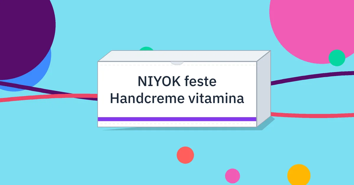 Symbolbild: Packung mit der Aufschrift NIYOK feste Handcreme vitamina (PZN 18836704) – Verfügbarkeit und Bezug in Apotheken in Frankfurt am Main