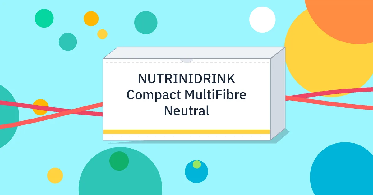 Symbolbild: Packung mit der Aufschrift NUTRINIDRINK Compact MultiFibre Neutral (PZN 14400192) – Verfügbarkeit und Bezug in Apotheken in Frankfurt am Main