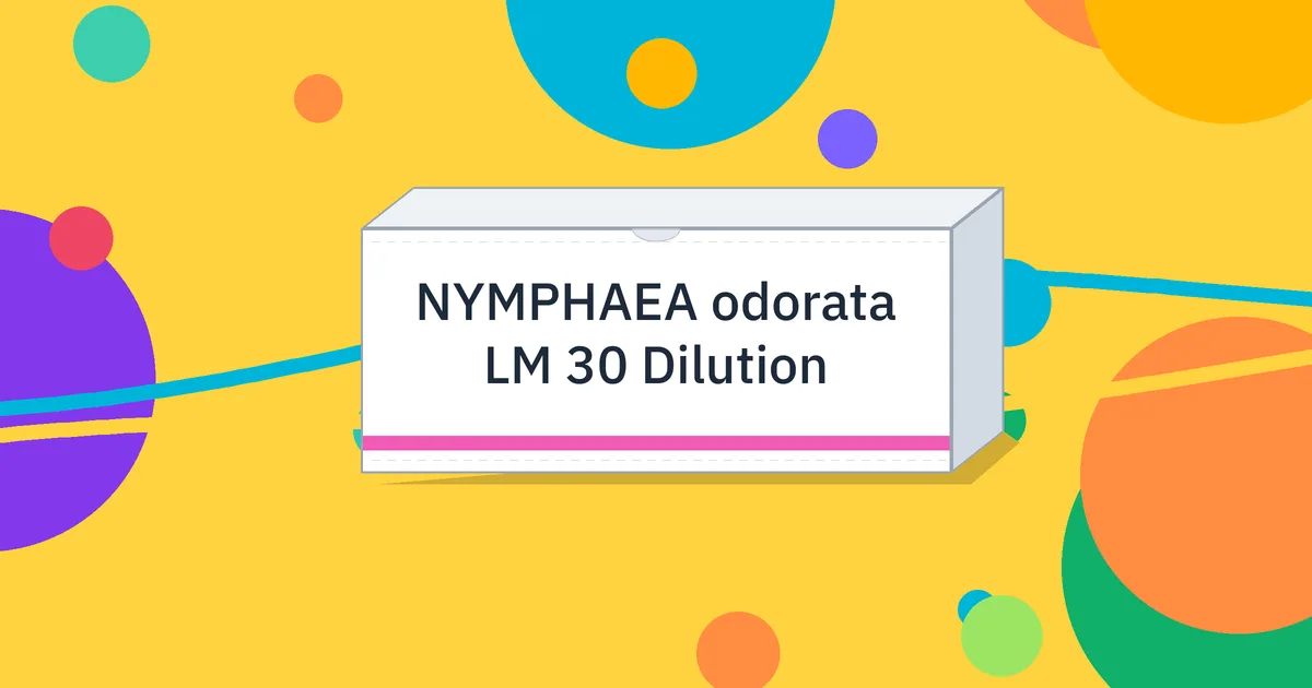 Symbolbild: Packung mit der Aufschrift NYMPHAEA odorata LM 30 Dilution (PZN 13621637) – Verfügbarkeit und Bezug in Apotheken in Frankfurt am Main
