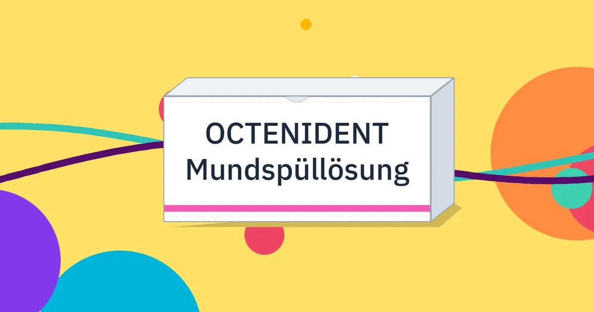 Symbolbild: Packung mit der Aufschrift OCTENIDENT Mundspüllösung (PZN 18471131) – Verfügbarkeit und Bezug in Apotheken in Frankfurt am Main