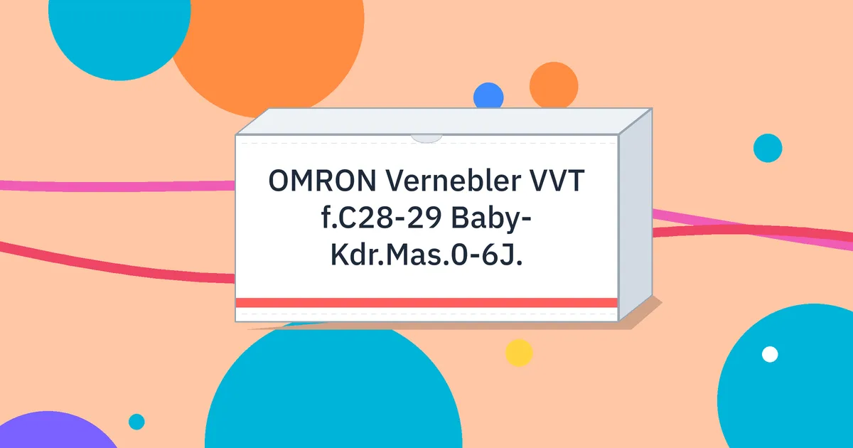 Symbolbild: Packung mit der Aufschrift OMRON Vernebler VVT f.C28-29 Baby-Kdr.Mas.0-6J. (PZN 07525680) – Verfügbarkeit und Bezug in Apotheken in Frankfurt am Main