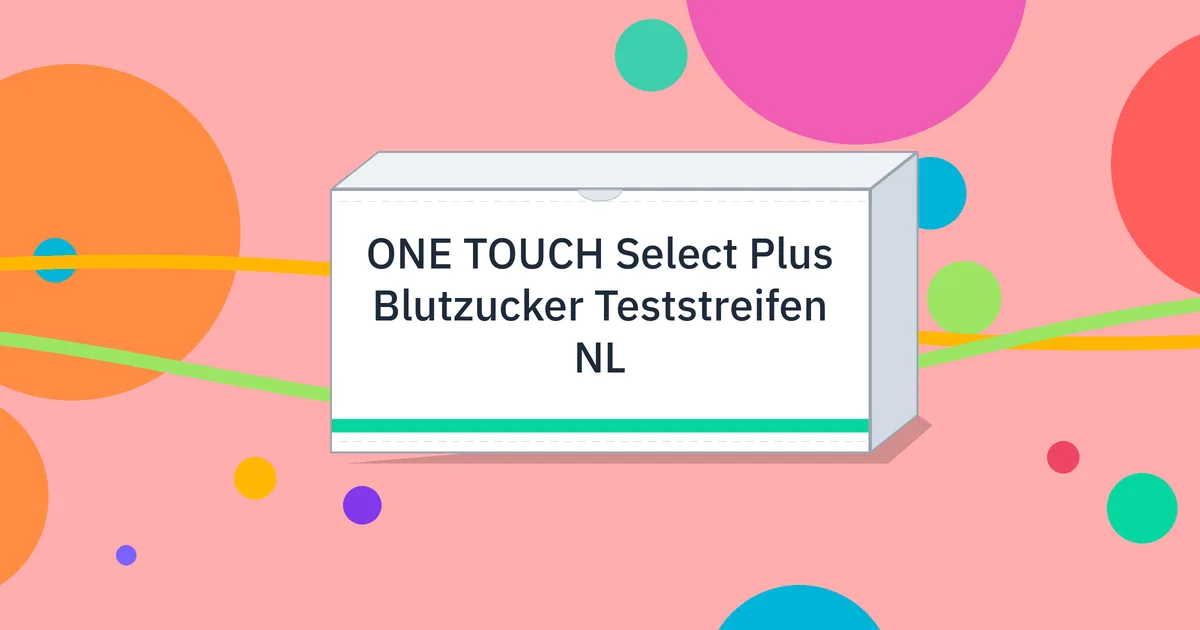 Symbolbild: Packung mit der Aufschrift ONE TOUCH Select Plus Blutzucker Teststreifen NL (PZN 11565805) – Verfügbarkeit und Bezug in Apotheken in Frankfurt am Main