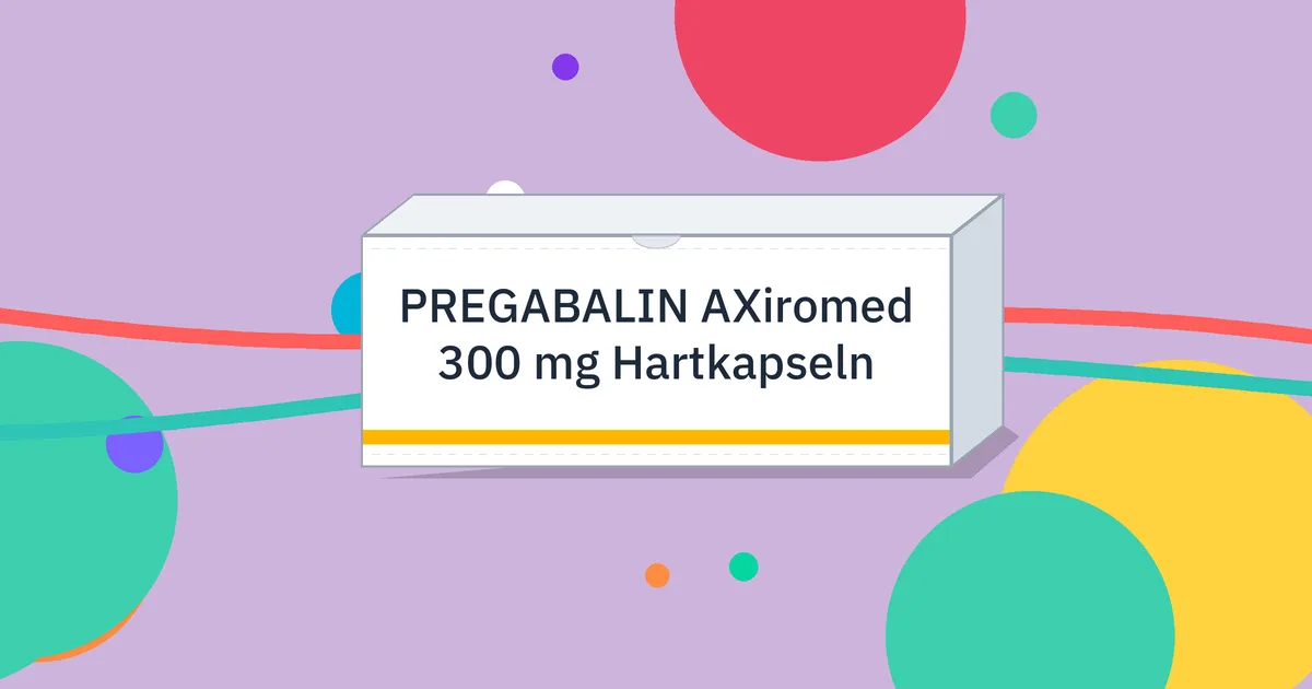 Symbolbild: Packung mit der Aufschrift PREGABALIN AXiromed 300 mg Hartkapseln (PZN 18488640) – Verfügbarkeit und Bezug in Apotheken in Frankfurt am Main