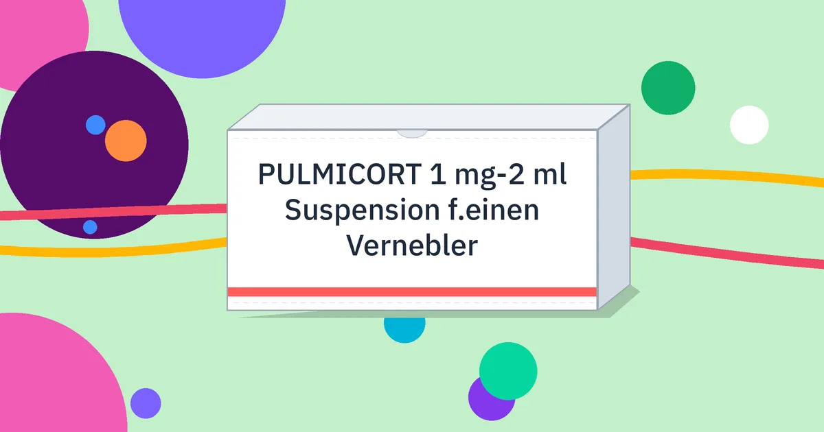 Symbolbild: Packung mit der Aufschrift PULMICORT 1 mg-2 ml Suspension f.einen Vernebler (PZN 10839011) – Verfügbarkeit und Bezug in Apotheken in Frankfurt am Main