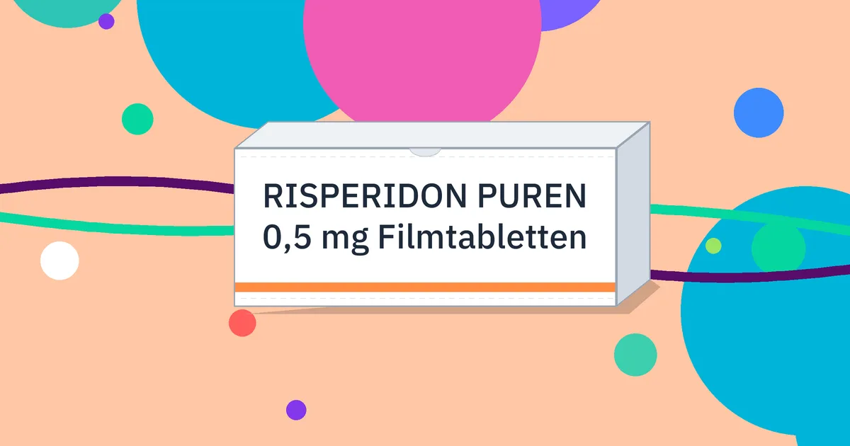 Symbolbild: Packung mit der Aufschrift RISPERIDON PUREN 0,5 mg Filmtabletten (PZN 11358035) – Verfügbarkeit und Bezug in Apotheken in Frankfurt am Main