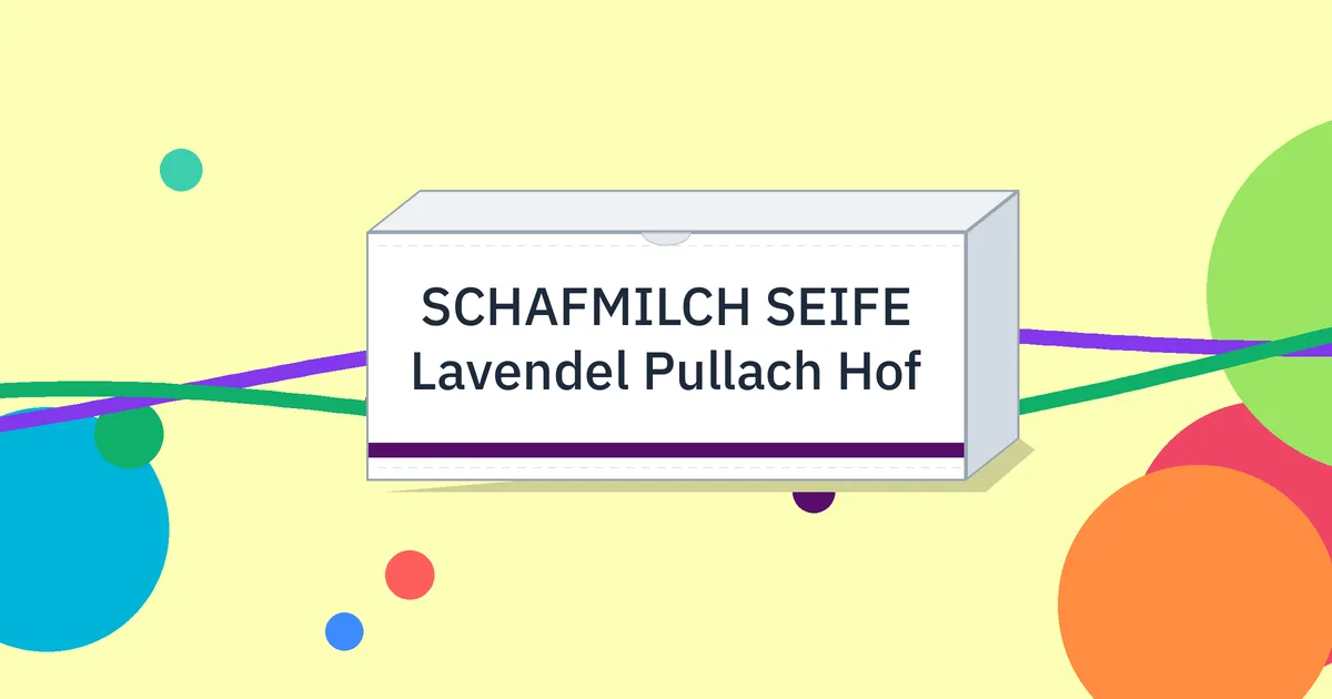 Symbolbild: Packung mit der Aufschrift SCHAFMILCH SEIFE Lavendel Pullach Hof (PZN 19402623) – Verfügbarkeit und Bezug in Apotheken in Frankfurt am Main