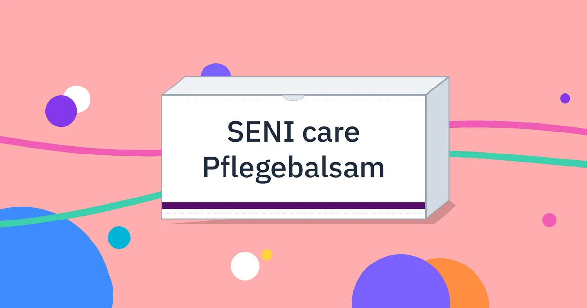Symbolbild: Packung mit der Aufschrift SENI care Pflegebalsam (PZN 15743221) – Verfügbarkeit und Bezug in Apotheken in Frankfurt am Main