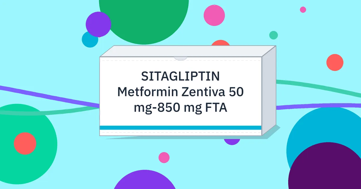 Symbolbild: Packung mit der Aufschrift SITAGLIPTIN Metformin Zentiva 50 mg-850 mg FTA (PZN 17602200) – Verfügbarkeit und Bezug in Apotheken in Frankfurt am Main