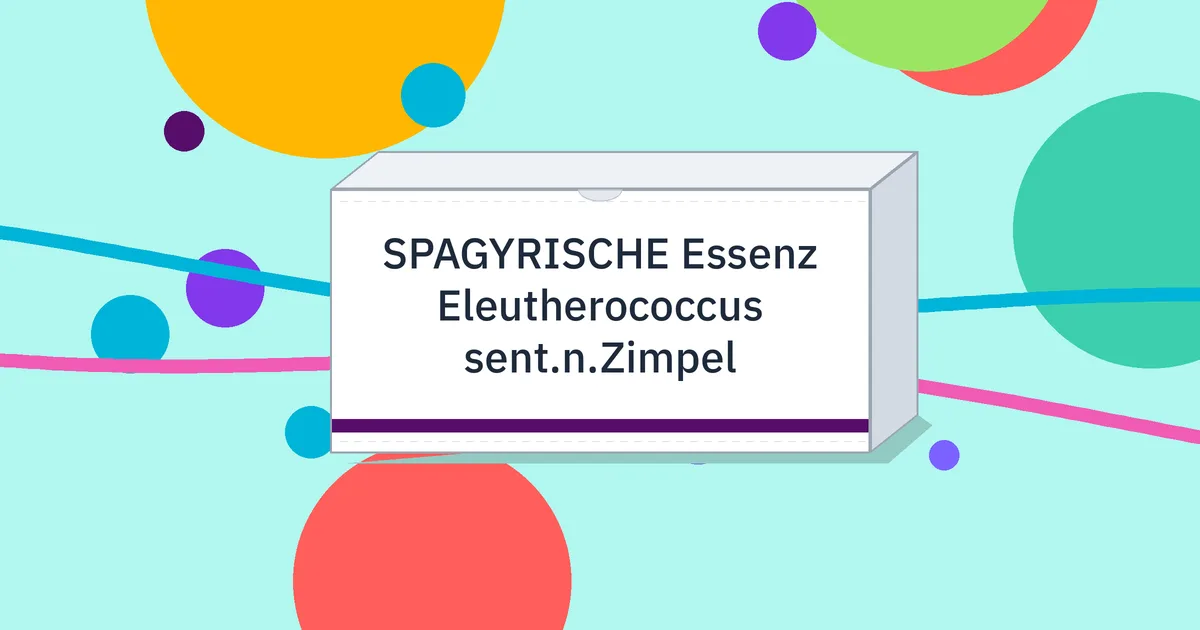 Symbolbild: Packung mit der Aufschrift SPAGYRISCHE Essenz Eleutherococcus sent.n.Zimpel (PZN 04736399) – Verfügbarkeit und Bezug in Apotheken in Frankfurt am Main