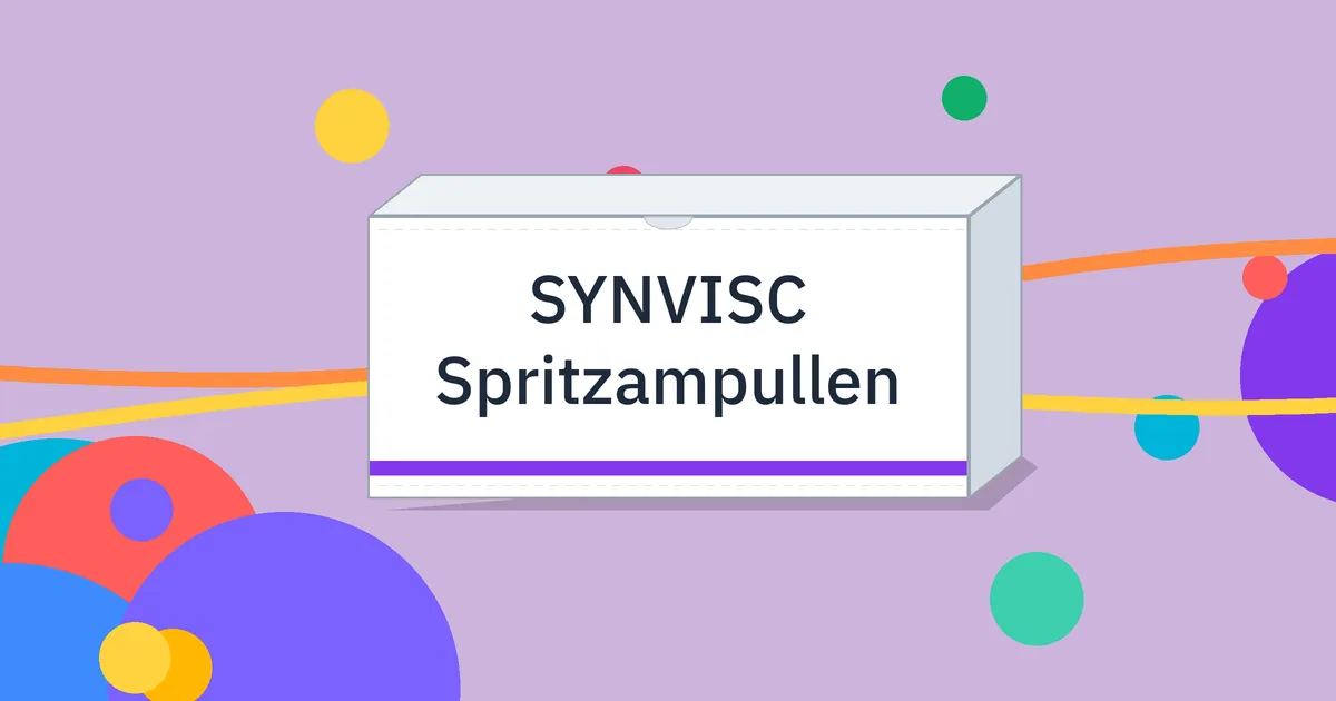 Symbolbild: Packung mit der Aufschrift SYNVISC Spritzampullen (PZN 17231100) – Verfügbarkeit und Bezug in Apotheken in Frankfurt am Main