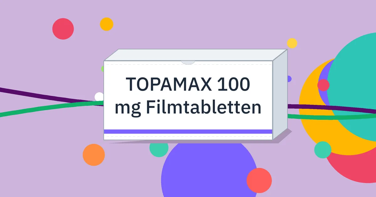Symbolbild: Packung mit der Aufschrift TOPAMAX 100 mg Filmtabletten (PZN 00026695) – Verfügbarkeit und Bezug in Apotheken in Frankfurt am Main