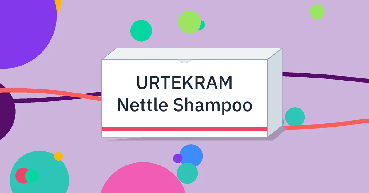 Symbolbild: Packung mit der Aufschrift URTEKRAM Nettle Shampoo (PZN 18820608) – Verfügbarkeit und Bezug in Apotheken in Frankfurt am Main