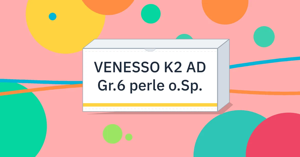 Symbolbild: Packung mit der Aufschrift VENESSO K2 AD Gr.6 perle o.Sp. (PZN 03259514) – Verfügbarkeit und Bezug in Apotheken in Frankfurt am Main