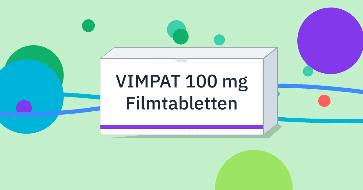 Symbolbild: Packung mit der Aufschrift VIMPAT 100 mg Filmtabletten (PZN 19075466) – Verfügbarkeit und Bezug in Apotheken in Frankfurt am Main