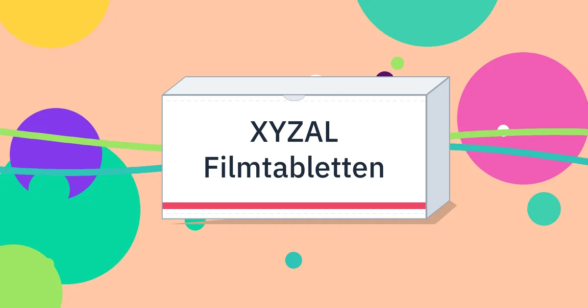 Symbolbild: Packung mit der Aufschrift XYZAL Filmtabletten (PZN 04102938) – Verfügbarkeit und Bezug in Apotheken in Frankfurt am Main