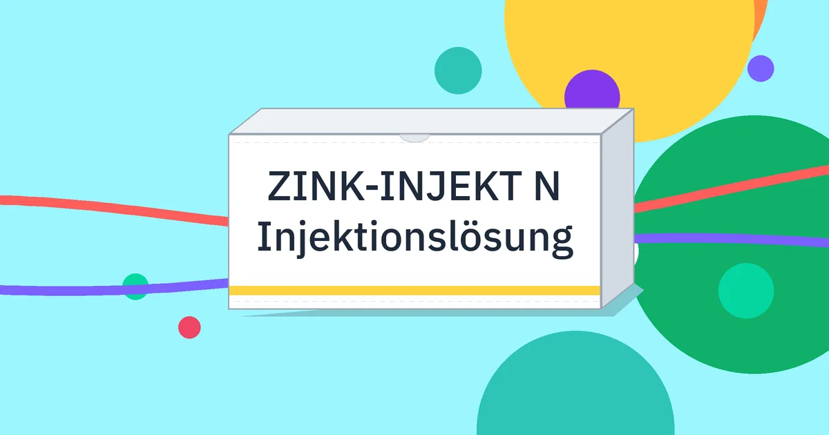 Symbolbild: Packung mit der Aufschrift ZINK-INJEKT N Injektionslösung (PZN 06890785) – Verfügbarkeit und Bezug in Apotheken in Frankfurt am Main