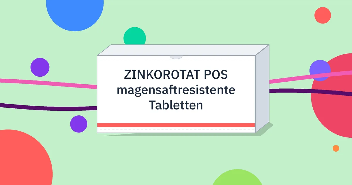 Symbolbild: Packung mit der Aufschrift ZINKOROTAT POS magensaftresistente Tabletten (PZN 06340889) – Verfügbarkeit und Bezug in Apotheken in Frankfurt am Main
