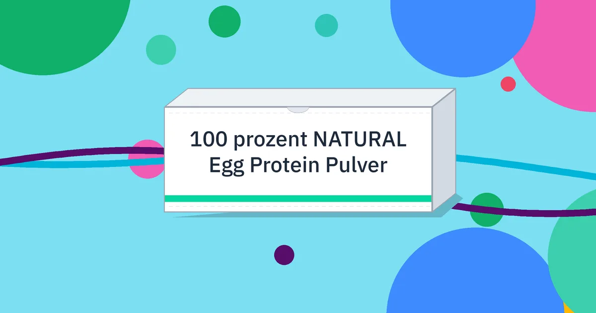Symbolbild: Packung mit der Aufschrift 100 prozent NATURAL Egg Protein Pulver (PZN 04870962) – Verfügbarkeit und Bezug in Apotheken in Frankfurt am Main
