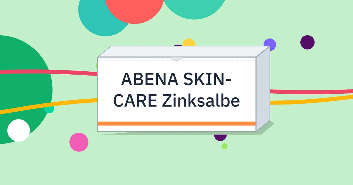 Symbolbild: Packung mit der Aufschrift ABENA SKIN-CARE Zinksalbe (PZN 15384443) – Verfügbarkeit und Bezug in Apotheken in Frankfurt am Main