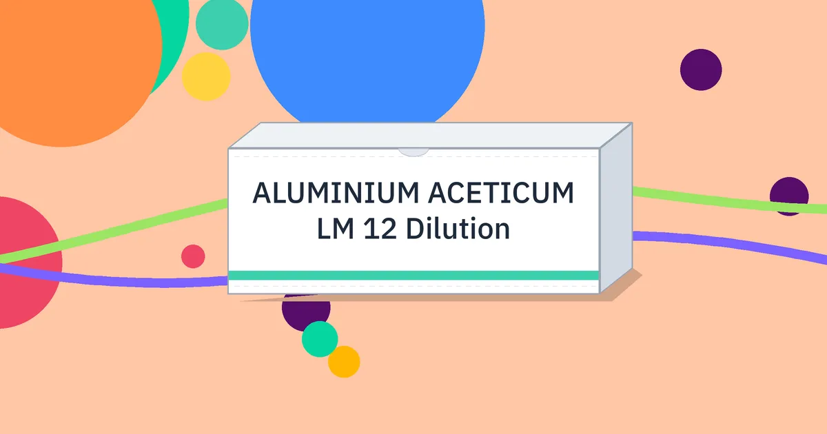 Symbolbild: Packung mit der Aufschrift ALUMINIUM ACETICUM LM 12 Dilution (PZN 13316213) – Verfügbarkeit und Bezug in Apotheken in Frankfurt am Main