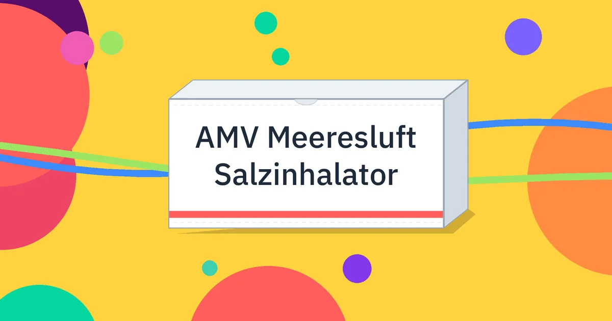 Symbolbild: Packung mit der Aufschrift AMV Meeresluft Salzinhalator (PZN 00702966) – Verfügbarkeit und Bezug in Apotheken in Frankfurt am Main