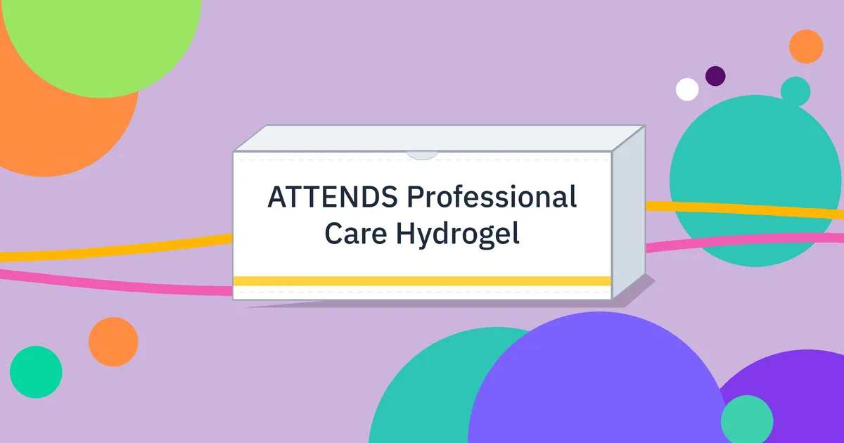 Symbolbild: Packung mit der Aufschrift ATTENDS Professional Care Hydrogel (PZN 11517404) – Verfügbarkeit und Bezug in Apotheken in Frankfurt am Main