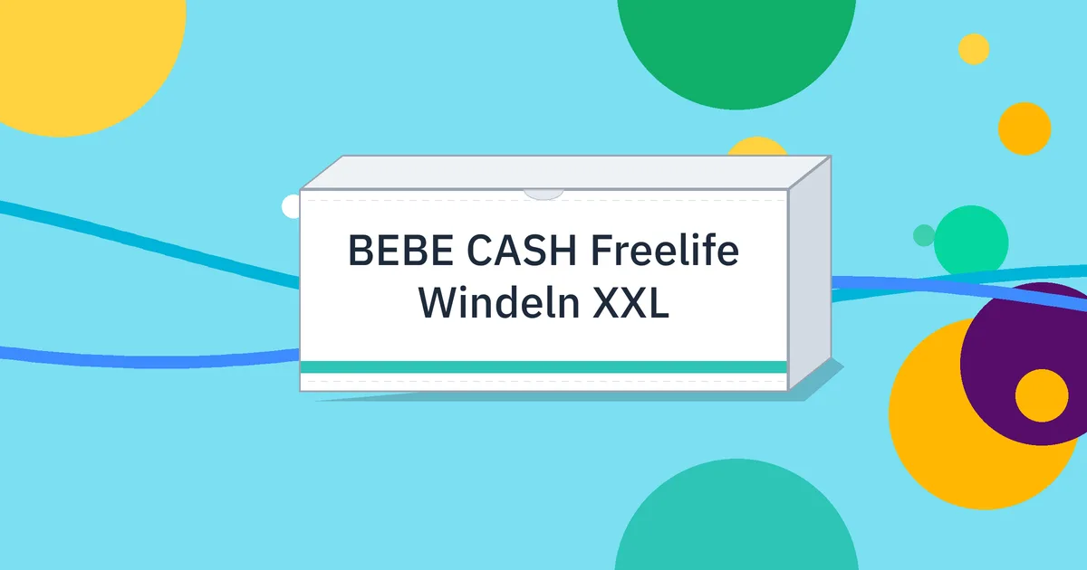 Symbolbild: Packung mit der Aufschrift BEBE CASH Freelife Windeln XXL (PZN 17893918) – Verfügbarkeit und Bezug in Apotheken in Frankfurt am Main