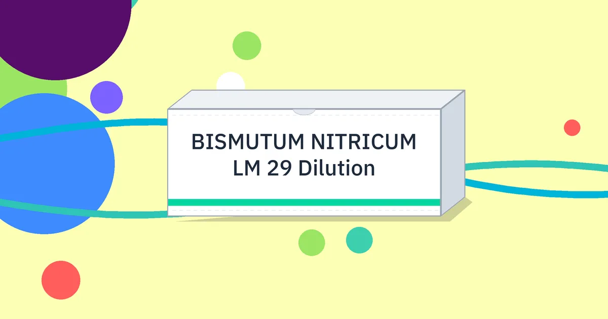 Symbolbild: Packung mit der Aufschrift BISMUTUM NITRICUM LM 29 Dilution (PZN 13387319) – Verfügbarkeit und Bezug in Apotheken in Frankfurt am Main