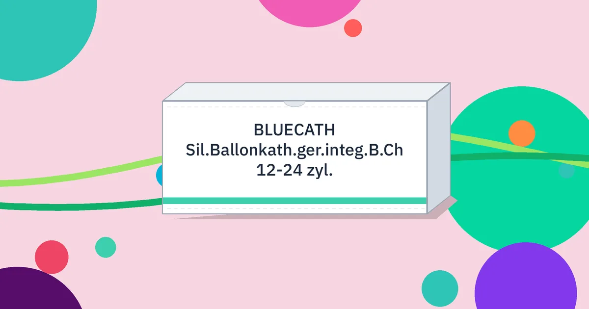 Symbolbild: Packung mit der Aufschrift BLUECATH Sil.Ballonkath.ger.integ.B.Ch 12-24 zyl. (PZN 04437975) – Verfügbarkeit und Bezug in Apotheken in Frankfurt am Main